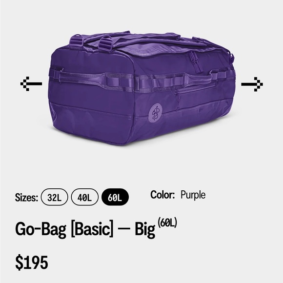 Baboon To The Moon | Bags | Baboon To The Moon Big Gobag Dufflebackpack ...